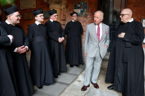 Король Карл III посетил ораторий католического святого Филиппа Нери в ...